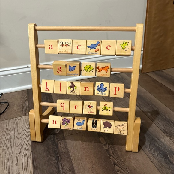 Pottery Barn Kids | Toys | Pottery Barn Kids Wooden Alphabet And Animal ...